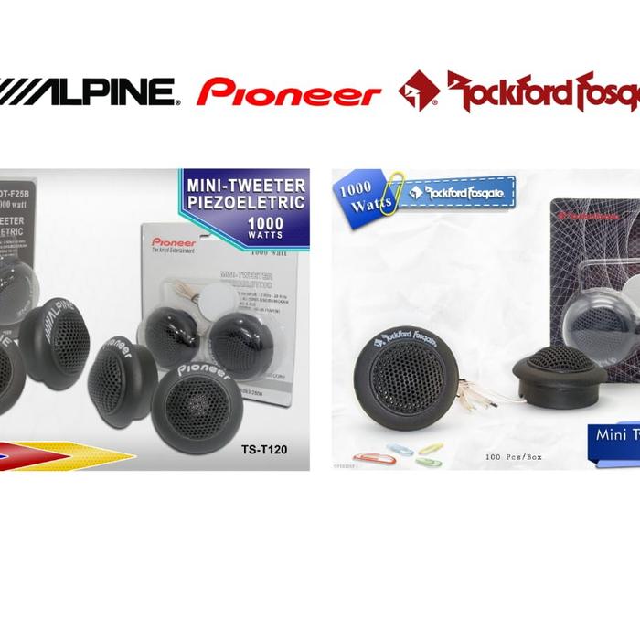 Jual Tweeter Mini Tweeter Piezoeletric 1000Watt || TS-T120 - Dinasti ...