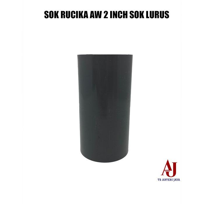Jual Sok 2 Inch AW Rucika Sok Lurus Sambungan Pipa 2 Inch PVC - Jakarta ...