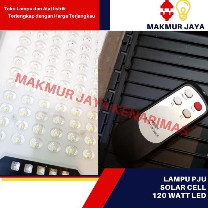 Jual lampu jalan PJU solarcell panel surya LED 120W/lampu PJU LED 120W ...