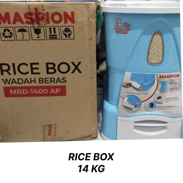 Jual DISPENSER NASI MASPION RD 14000AP RICE BOX TEMPAT BERAS KAPASITAS ...