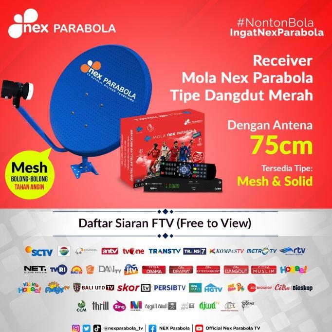 Jual Nex Parabola Lengkap Parabola Mini 75Cm - Jakarta Barat - MINK-SHOP | Tokopedia