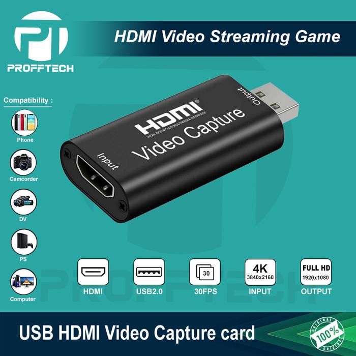 Jual HDMI Video Capture Card to USB Full HD 1080P 4K Hdmi Capture ...