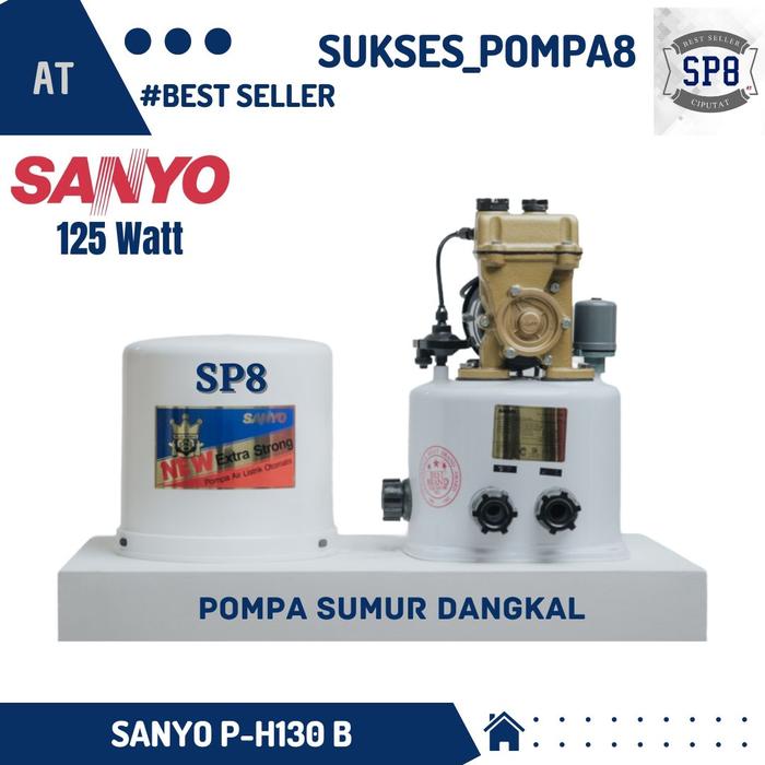 Jual Pompa Air SANYO P-H130B Otomatis / Pompa Air Sumur Dangkal - Kota ...