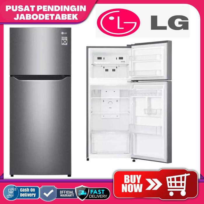 Jual LG GN-B202SQIB Kulkas 2 Pintu 202L Top Freezer Fridge in Dark Graphite - Kota Tangerang ...