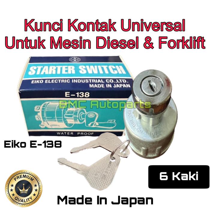Jual Kunci Kontak / Starter Switch Kaki 6 Mesin Genset & Forklift ...