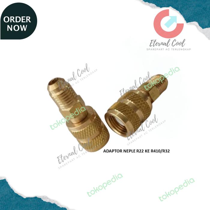 Jual ADAPTOR NEPEL R 22 KE R 410 / R 32 NEPLE - Kota Bekasi ...