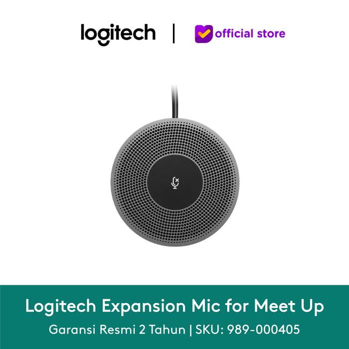 Promo Logitech Expansion Mic for Logitech MeetUp - Garansi Resmi 2 ...