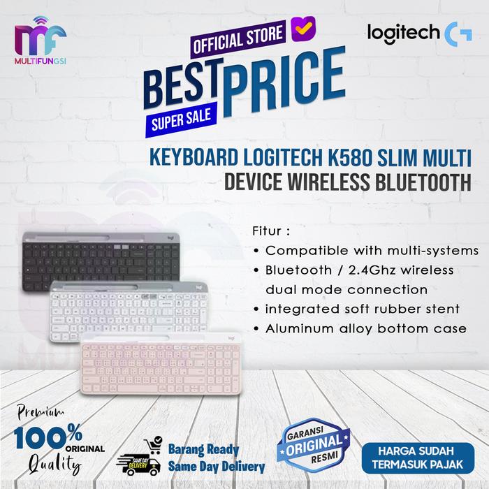 Jual Keyboard Logitech K580 Slim Multi Device Wireless Bluetooth Di Seller Sweet Shop ...