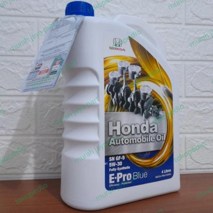 Jual Oli Mesin Mobil Honda Epro E-pro Blue 4 Liter - Jakarta Barat ...