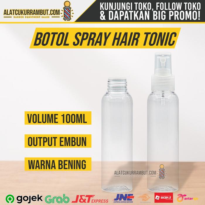 Promo Botol Spray Hair Tonic Bottle Mist Spray Embun Hair Tonic 100ml ...