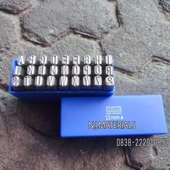 Jual Huruf Ketok 10 Mm MASUS Stamp Punch Letter A - Z Made In GERMANY ...