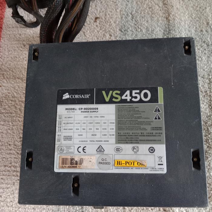 Jual Psu corsair CV 450watt - Psu atx 450 watt - Kab. Karawang ...