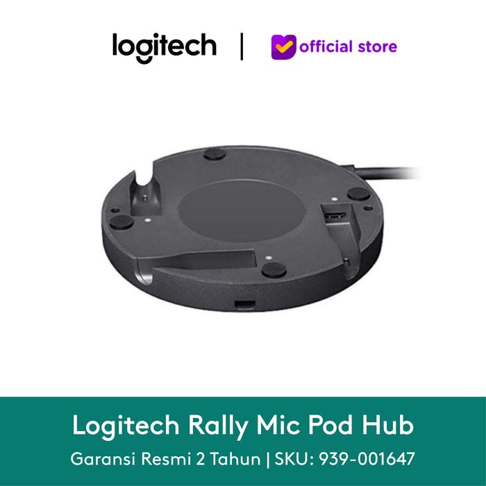 Promo Logitech Rally Mic Pod Hub - Garansi Resmi Logitech 2 Tahun Cicil ...