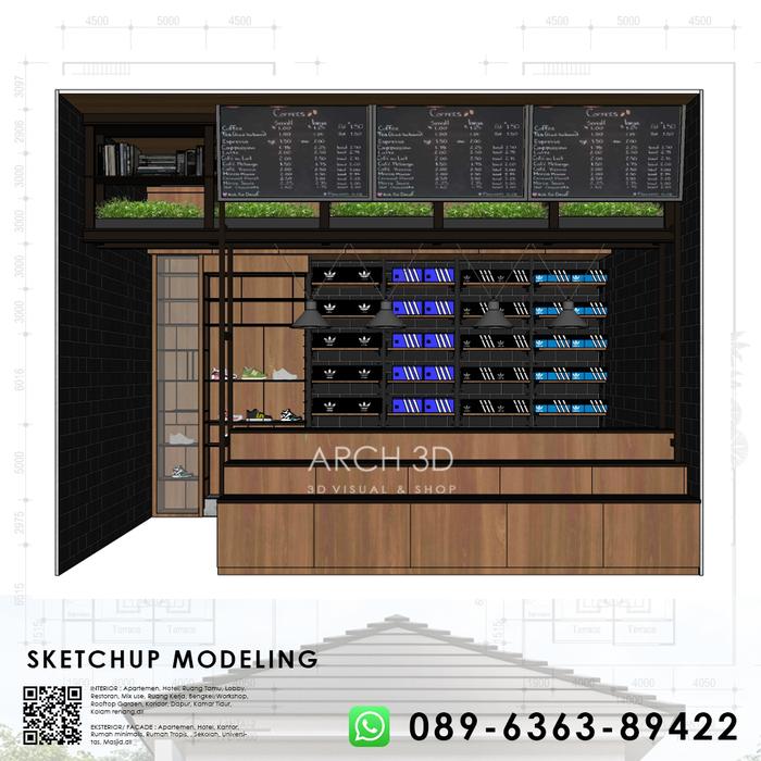 Jual Modeling 3D Sketchup Booth Stand Mall & UMKM Custom - Jakarta ...