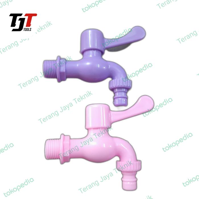 Jual Kran /Keran Air Pvc Tembok / Taman Warna 1/2 Inch - Jakarta Pusat ...