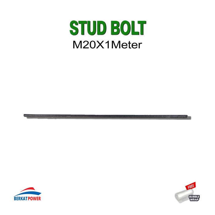 Jual Stud Bolt M20 1 Meter - Kota Surabaya - Power Maritim | Tokopedia