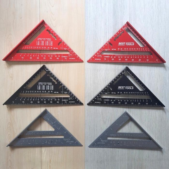 Jual Alumunium Speed Square Penggaris Segitiga 7inc / Alumunium ...