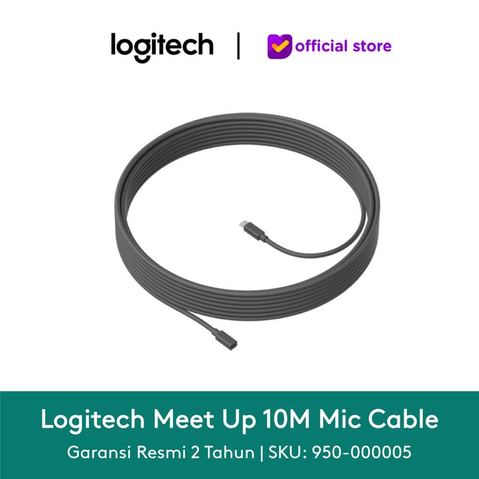 Promo Logitech MeetUp 10M Mic Cable - Garansi Resmi Logitech 2 Tahun ...