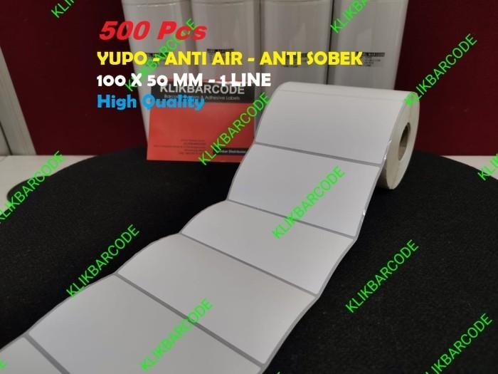 Jual LABEL BARCODE 100 X 50 MM KERTAS STICKER LABEL YUPO 10 X 5 CM 1 ...