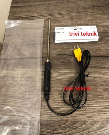 Jual thermocouple probe air thermometer digital appa 50ak,stick termo ...