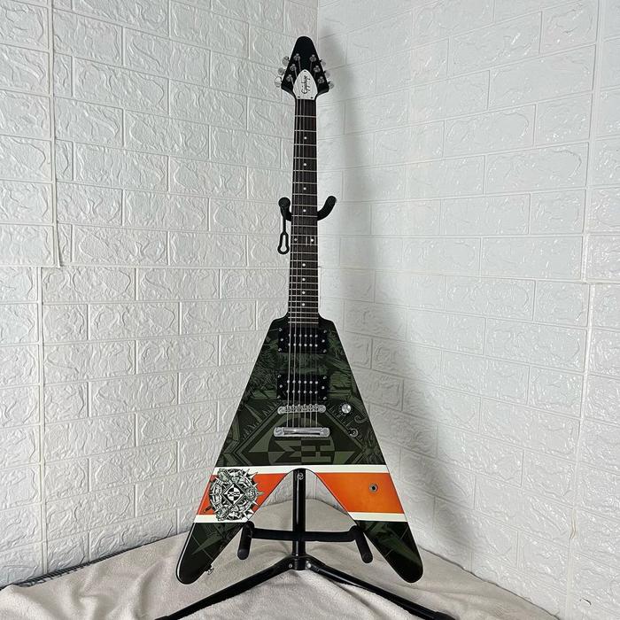 Jual 442/500 Epiphone Limited Edition Robb Flynn Flying V n fender gibson - Kota Depok - Indie ...