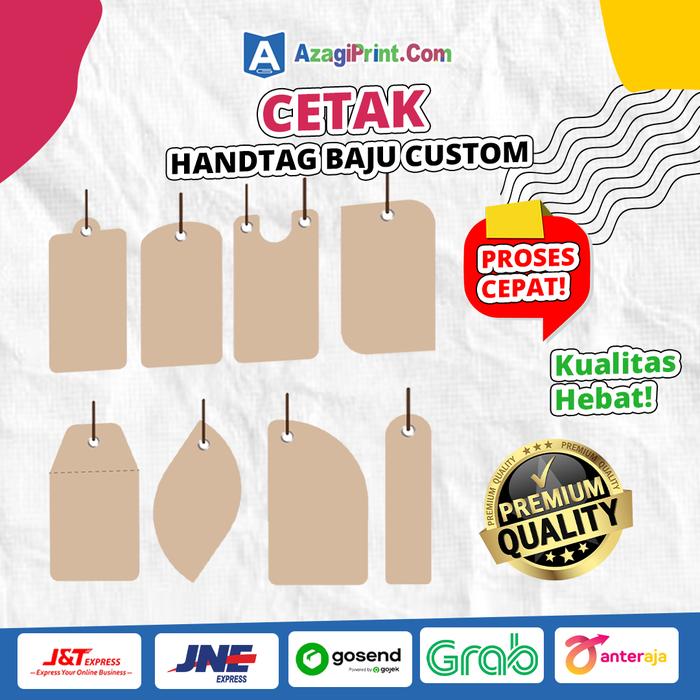 Jual Cetak Pricetag/Hangtag/Handtag/Label Harga/Label Baju/Tag Custom ...