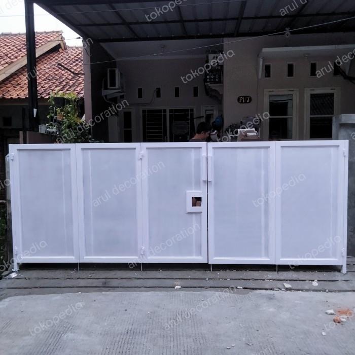 Jual pagar lipat perforated/pagar lipat plat bolong kecil/pagar rumah ...