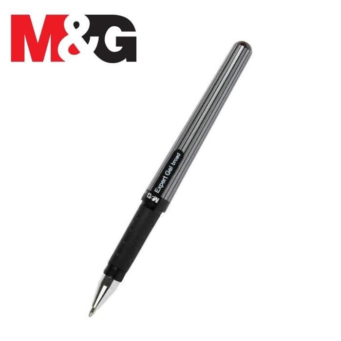 Jual Bolpoint Gel Expert Gel 0.7 mm M&G / Stick Gel Pen / Pulpen TTD ...