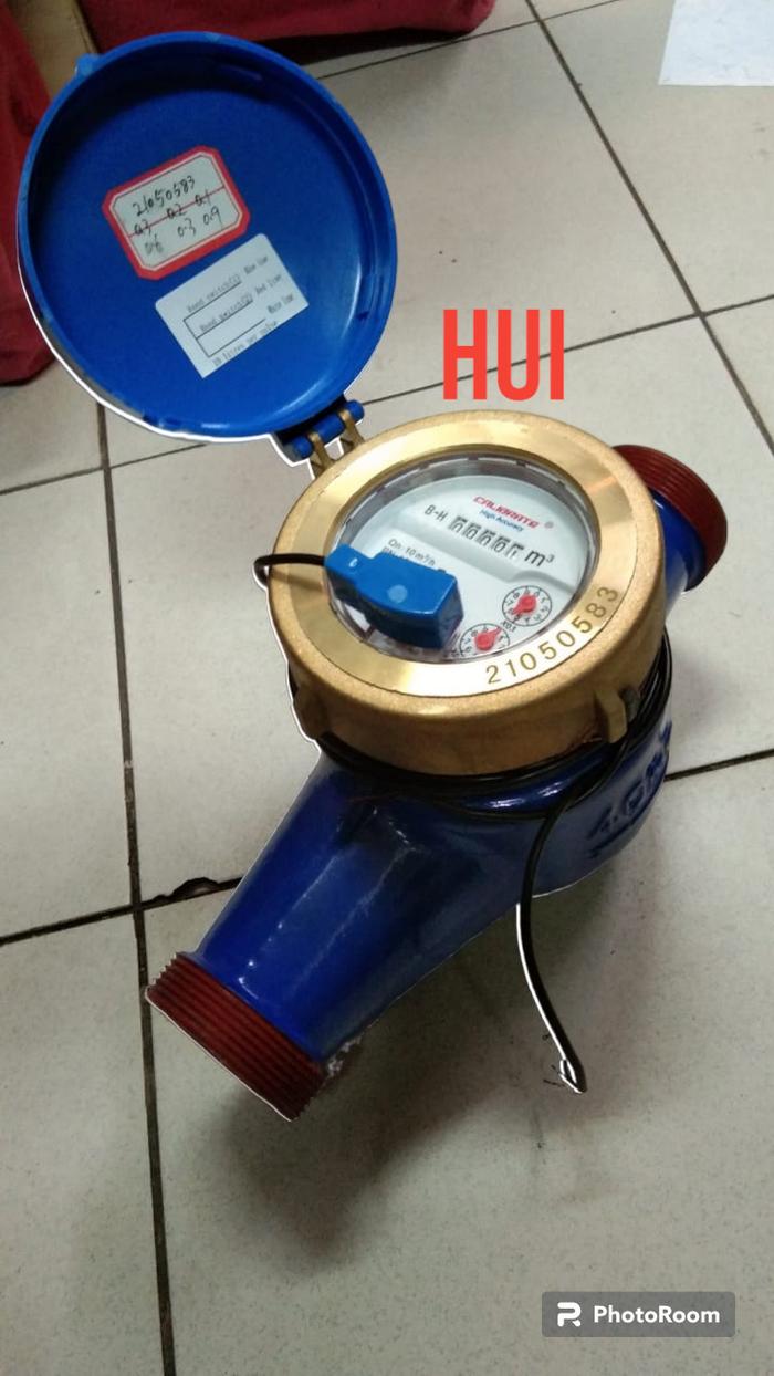 Promo Water Meter Calibrate Size 2 inch DN 50 MM Model Drat + Pulser ...