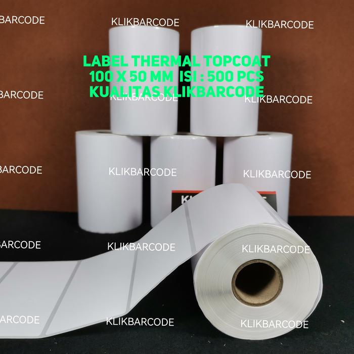 Jual LABEL DIRECT THERMAL 100X50 MM 500pc STIKER BARCODE 10X5 CM XPRINTER - Kota Semarang ...