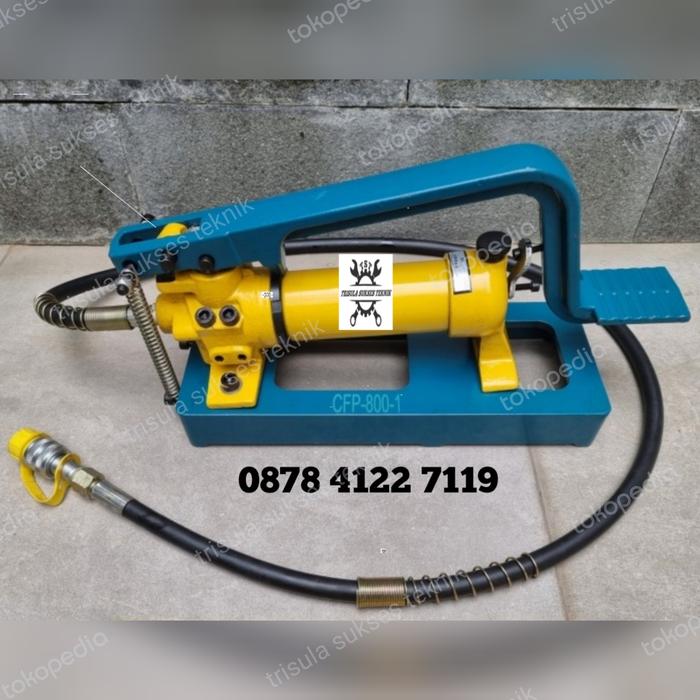 Jual 600ml Foot Hydraulic Pump Square Pompa injak Kaki Hidrolik ...