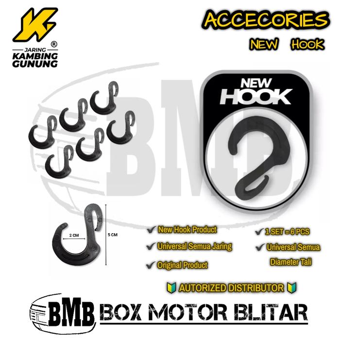 Jual Pengait Jaring Kambing Gunung Baru Semua Jenis Ukuran Tali Mininet ...