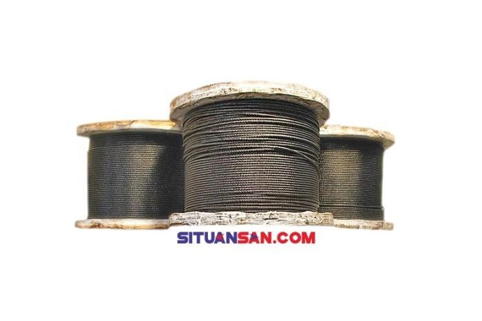 Jual Wire Rope Kawat Seling 10mm 6x36(ws)+iwrc Ungalvanised Unistrand ...