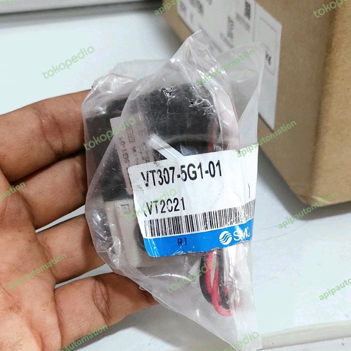 Jual SOLENOID VALVE SMC VT307-5G1-01 PORT 1/8" 24VDC MADE IN JAPAN ...
