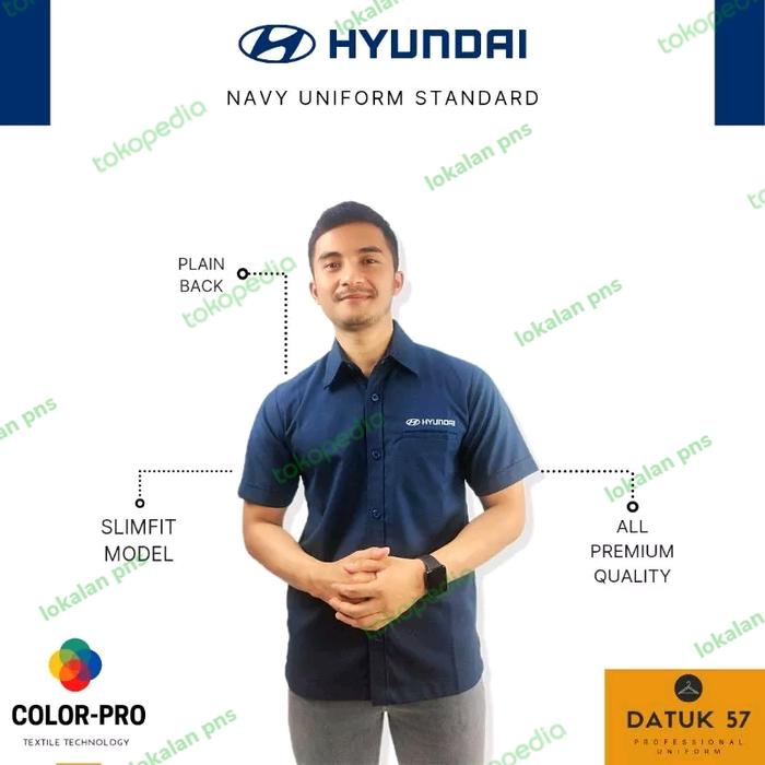 Jual seragam hyundai kemeja hyundai pdh hyundai baju hyundai full bordir - Jakarta Pusat ...