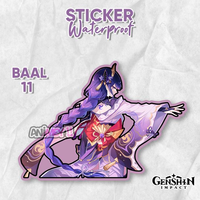 Jual Stiker Baal Raiden Shogun Genshin Impact / Sticker Anime ...