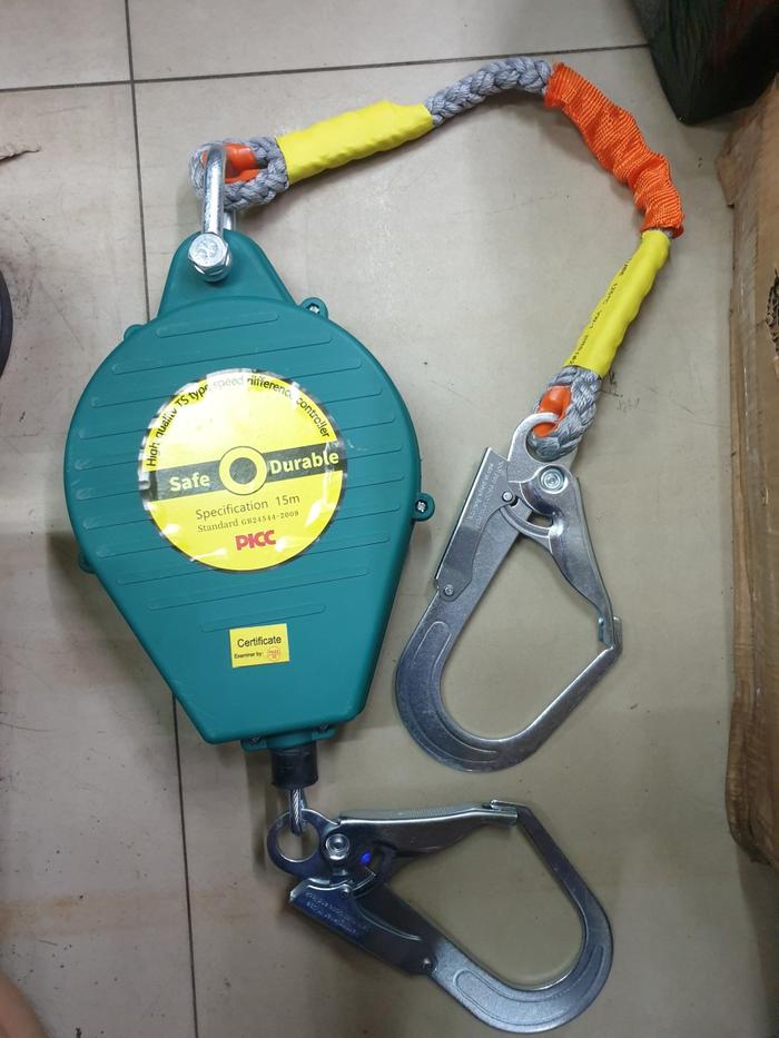 Jual Fall Arrester 15 Meter Hook Besar Safety Lifeline Tali Pengaman ...