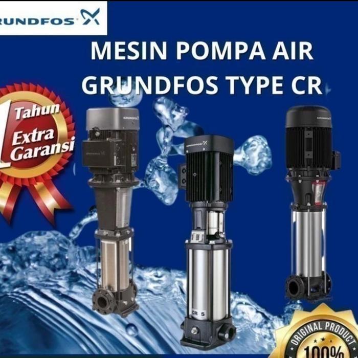 Jual Pompa GRUNDFOS CR 5-24 4KW 380V Centrifugal Vertikal Multi Stage Pump - Jakarta Barat ...