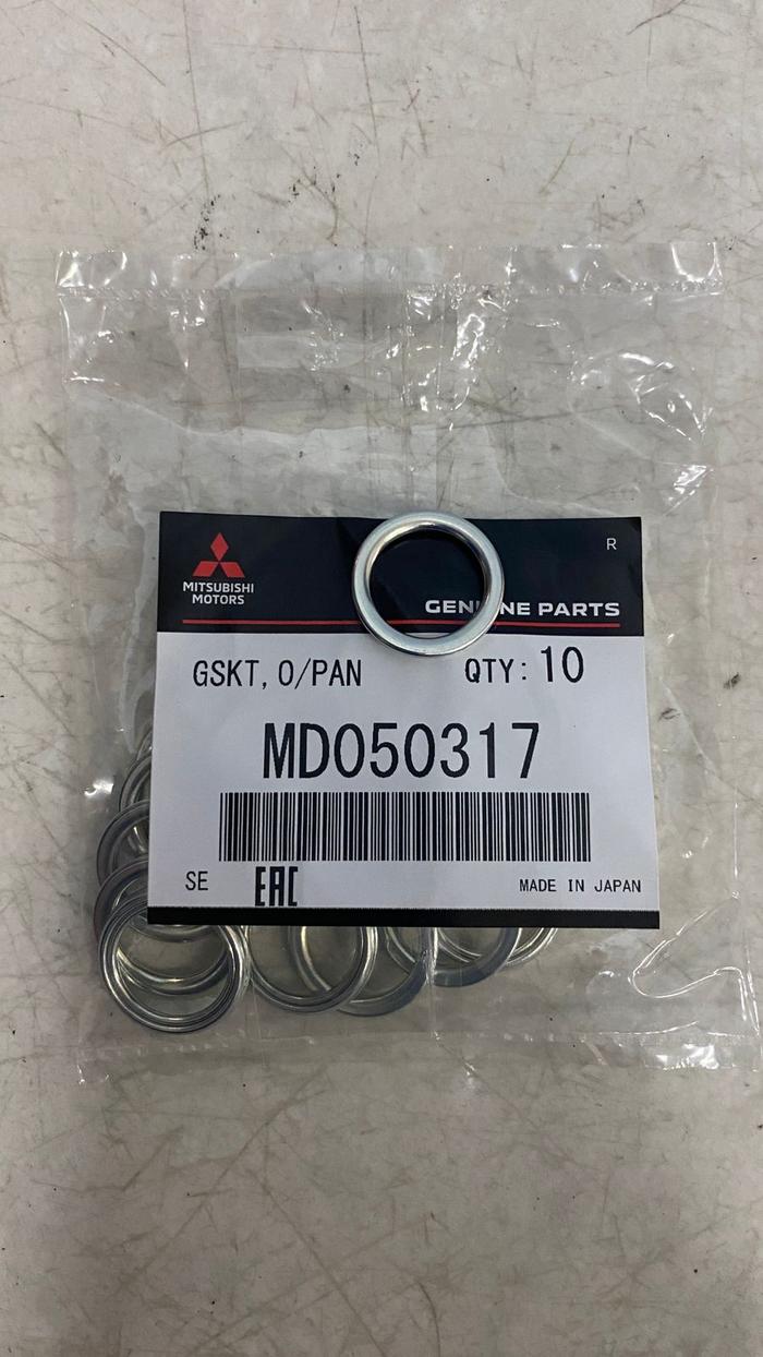 Jual MD050317 GASKET PLUG OIL MESIN PAJERO XPANDER HARGA SATUAN (1PC ...