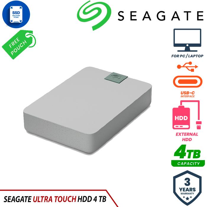 Promo Seagate Ultra Touch 4TB - External HDD - USB-C - 3 Years Warranty Cicil 0% 3x - Jakarta ...