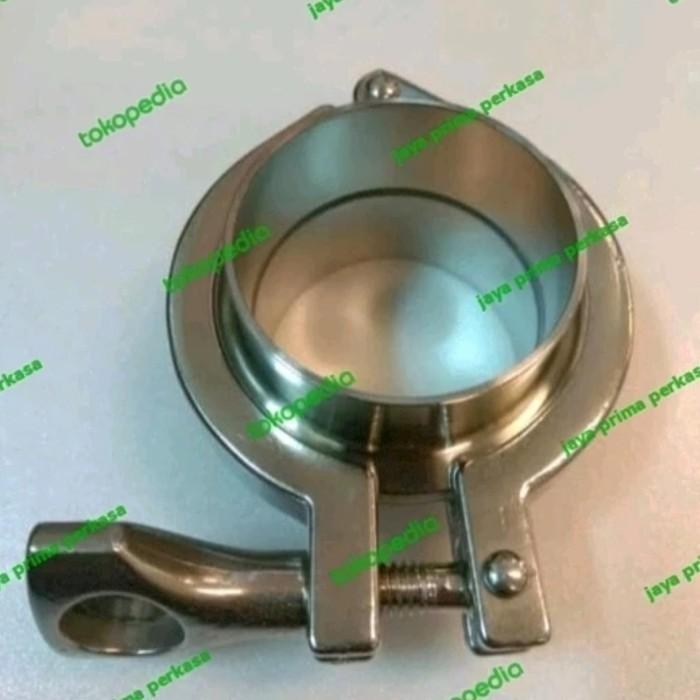 Jual Clamp Ferrule Sanitary Stainless SS304 1/2" inch / Clamp Sanitary ...