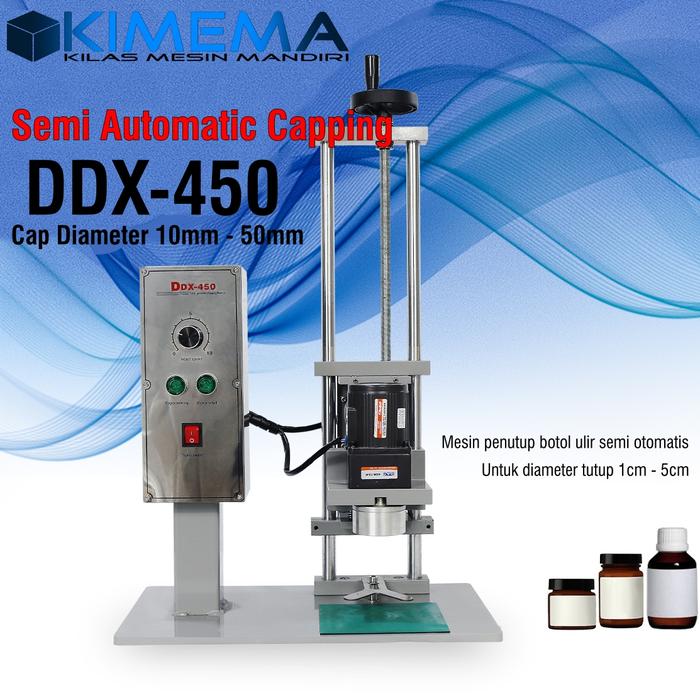 Jual DDX-450 Capping Machine Mesin press penutup botol ulir semi ...