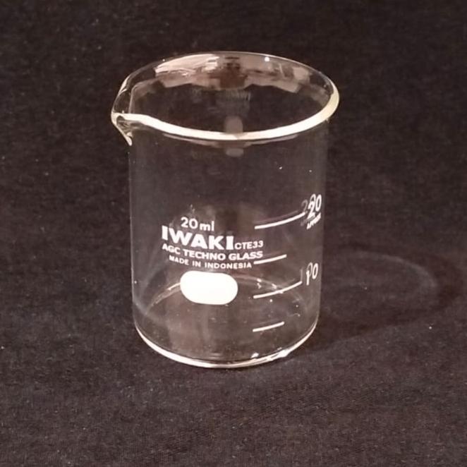 Jual Beaker glass iwaki Low Form 20 ml / gelas kimia - Kota Surabaya ...