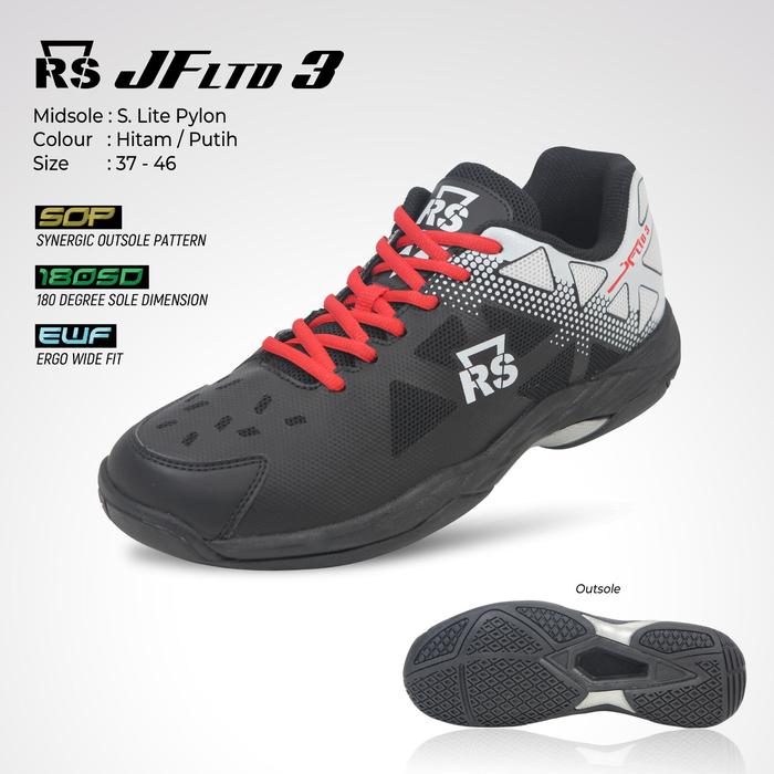 Jual Sepatu RS JEFFER LTD 3 / rs jeffer ltd 3 / rs jf ltd Black original - Jakarta Barat ...