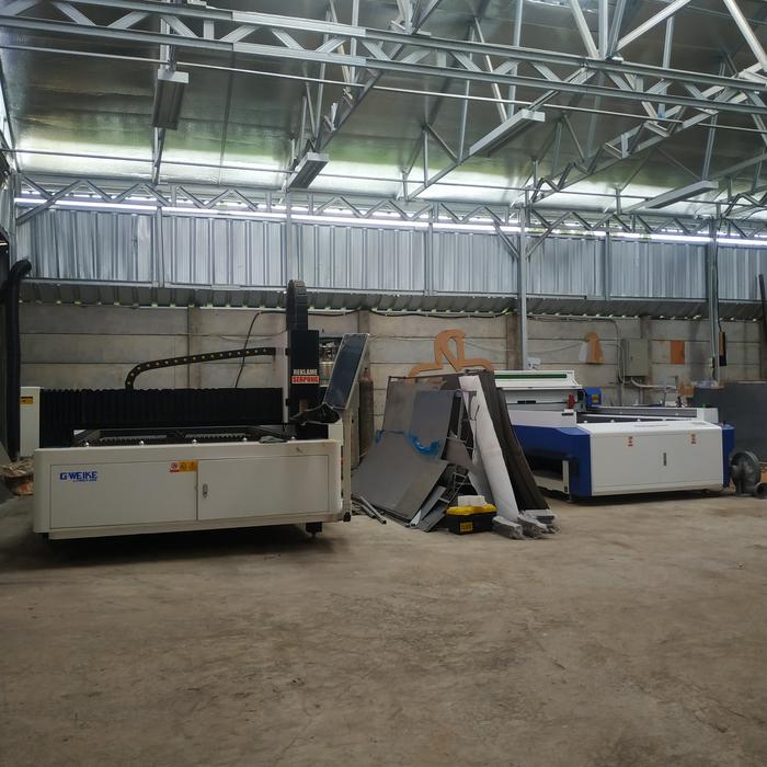 Jual Laser cutting besi, galvanis pagar,kanopi, partisi ruangan dll ...