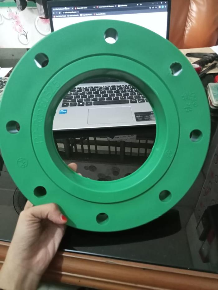 Jual Flange PPR 160mm+Backing Ring PPR / Flange PPR 6 Inch / SET ...