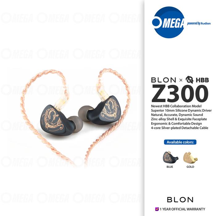 Promo BLON X HBB(BGGAR) Z300 10mm Silicone Dynamic Driver 2pin In-ear ...