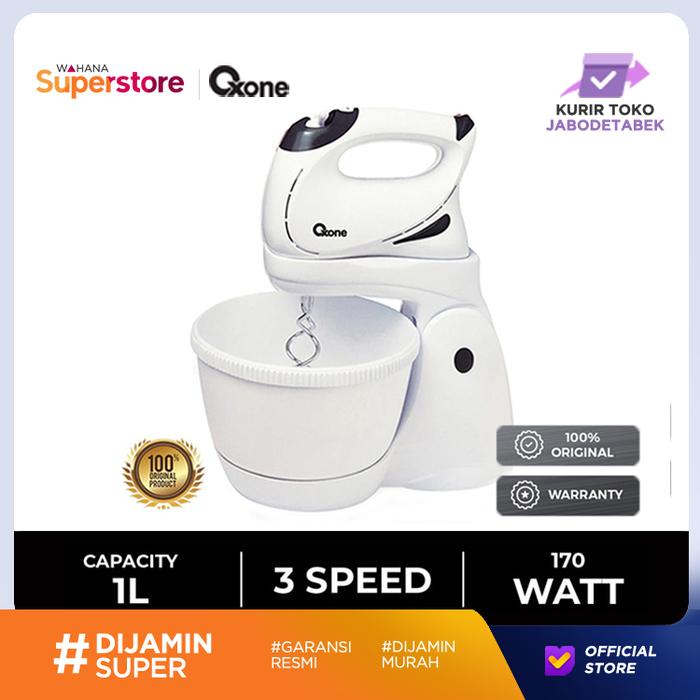 Jual Oxone OX-833 Hand Mixer with Bowl & Stand - Mixer - HITAM ...