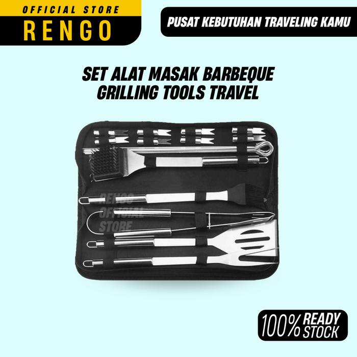 Jual Set Alat Memasak Camping BBQ Barbeque Tools Travel Piknik Masak ...