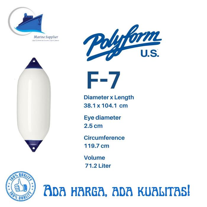 Jual Polyform US Fender F7 - Dapra Kapal - Putih - Jakarta Barat ...